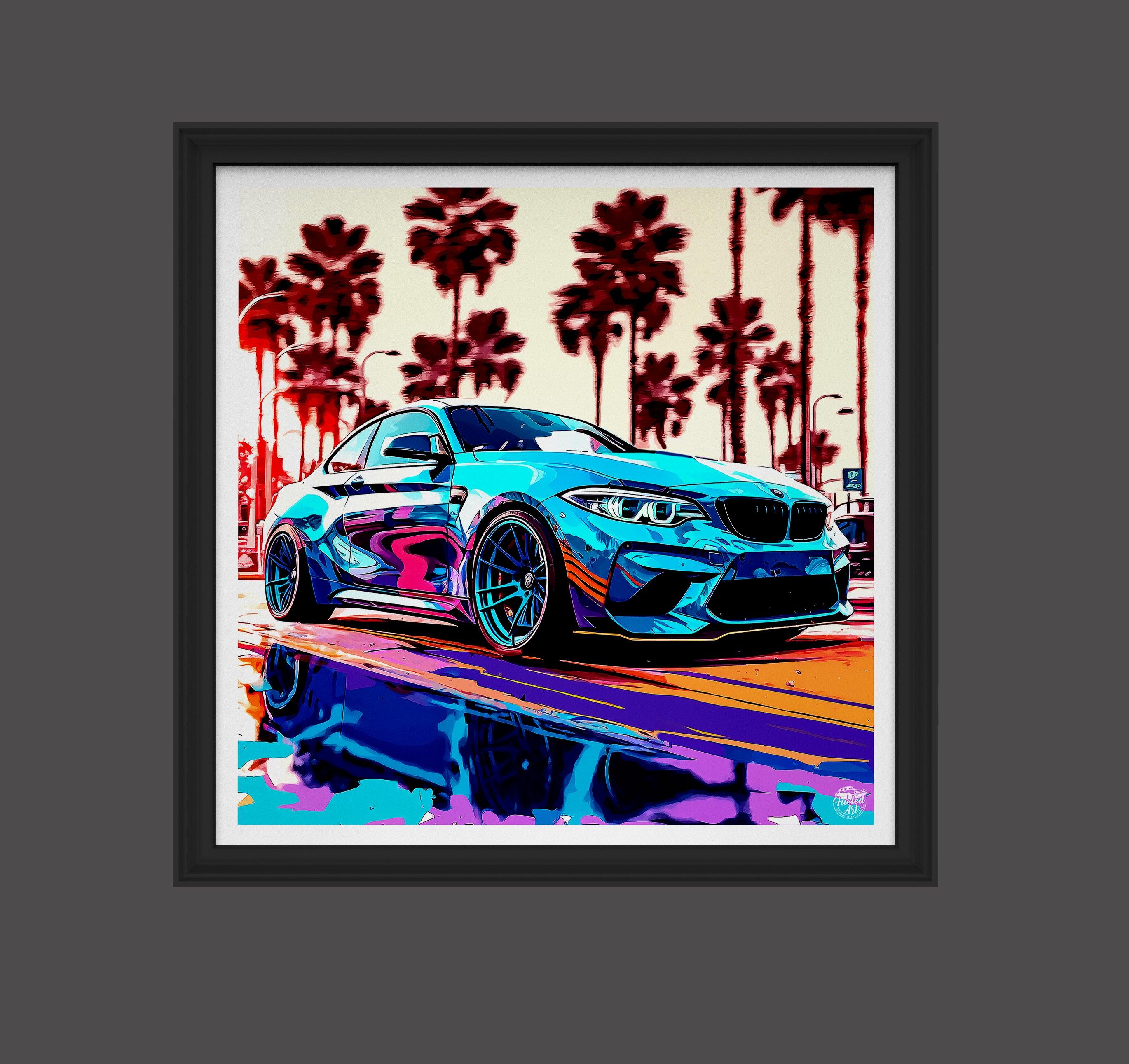 BMW F82 M2 print - Various Sizes. BMW M2 gift, BMW M2 poster – Fueled.art