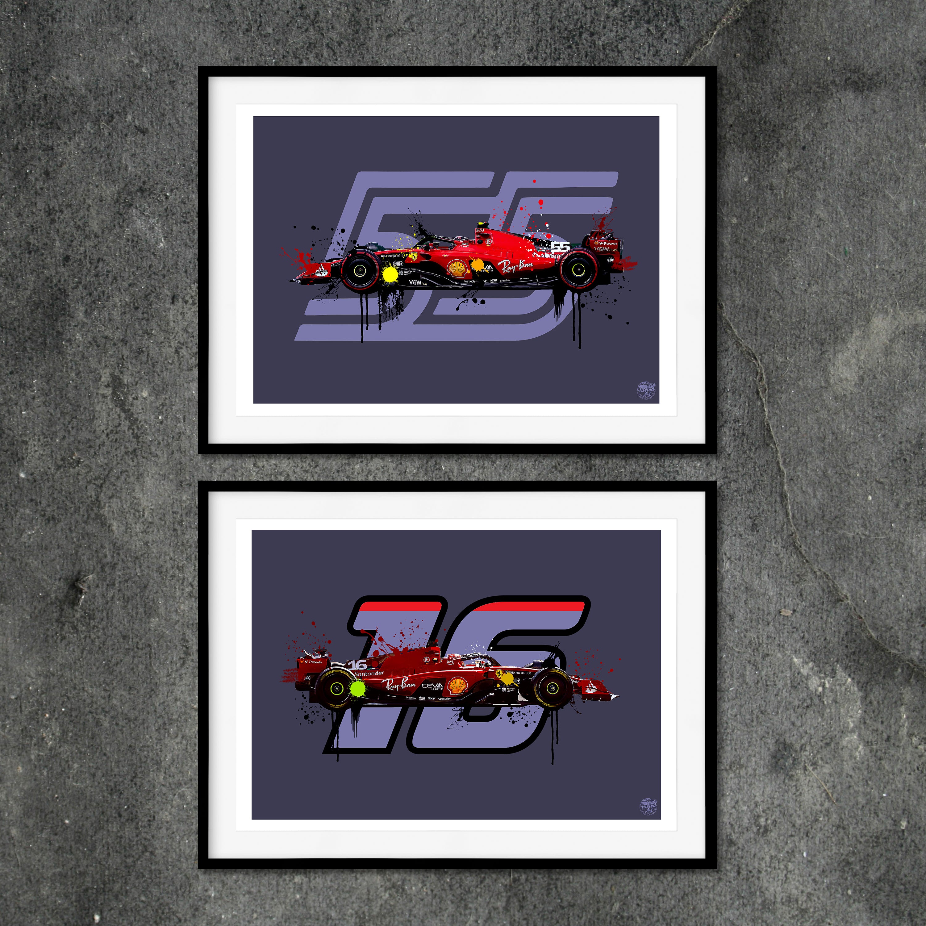2023 Ferrari F1 prints - Various Sizes. Ferrari F1 gifts, F1 wall art ...