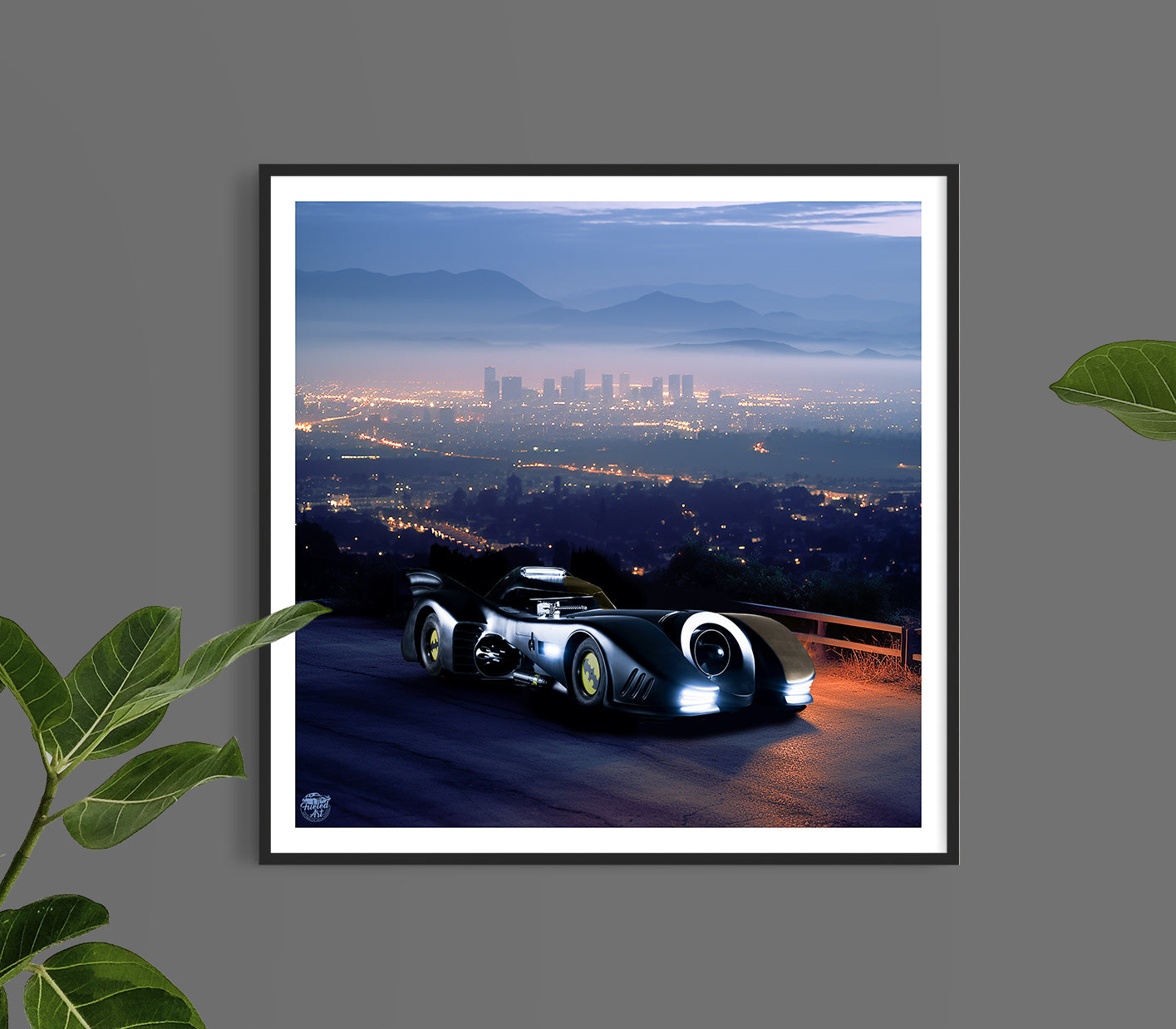 Batman Batmobile Print - Various Sizes. 90s Movie art, Superhero print ...