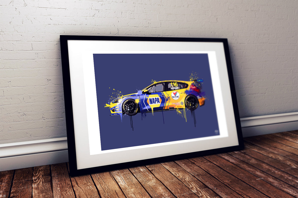 BTCC prints - British Touring Car Championship art, BTCC gifts – Fueled.art