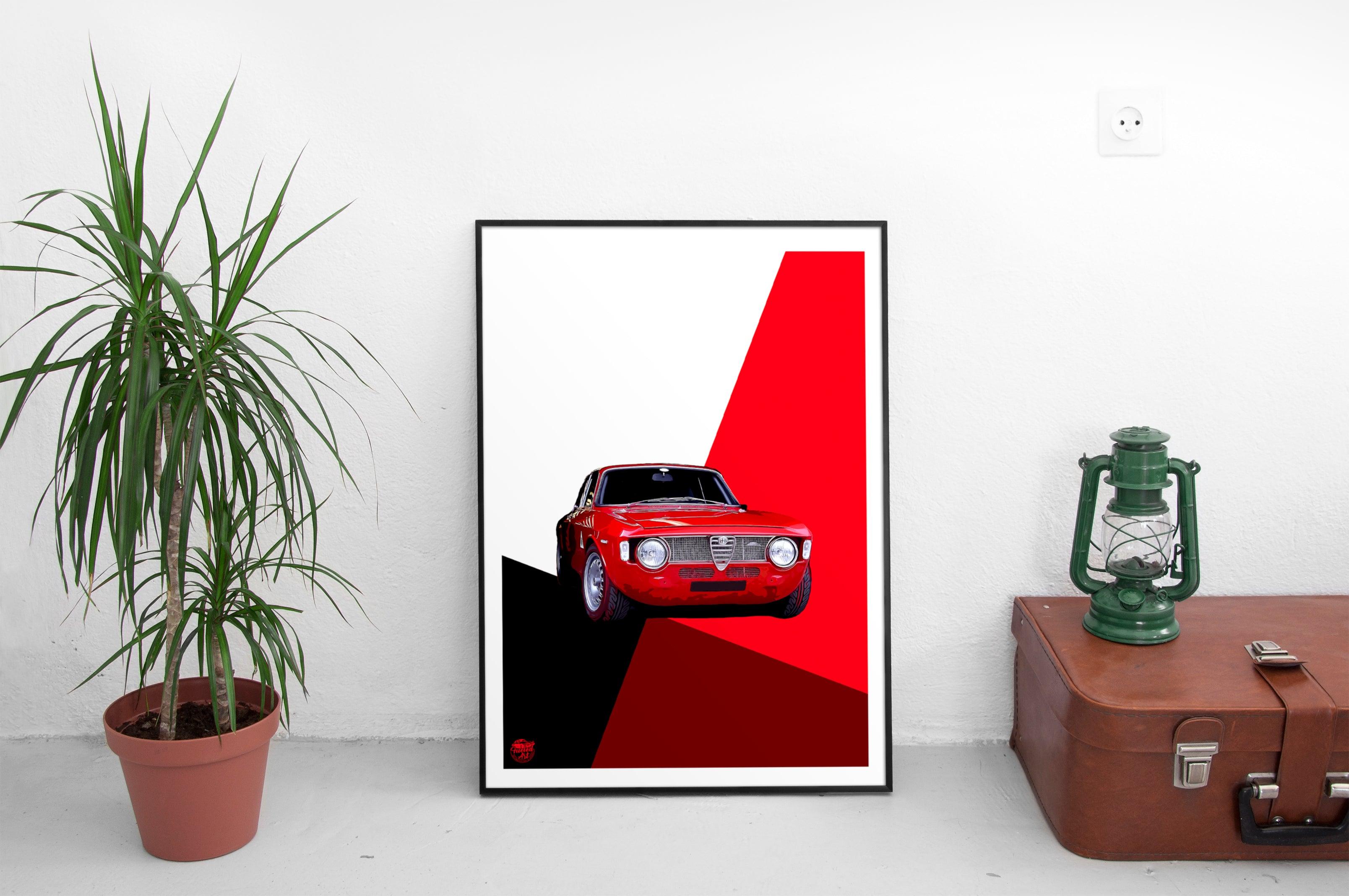 Alfa Romeo prints by Fueled.art. Alfa Romeo wall art, Alfa Romeo gifts