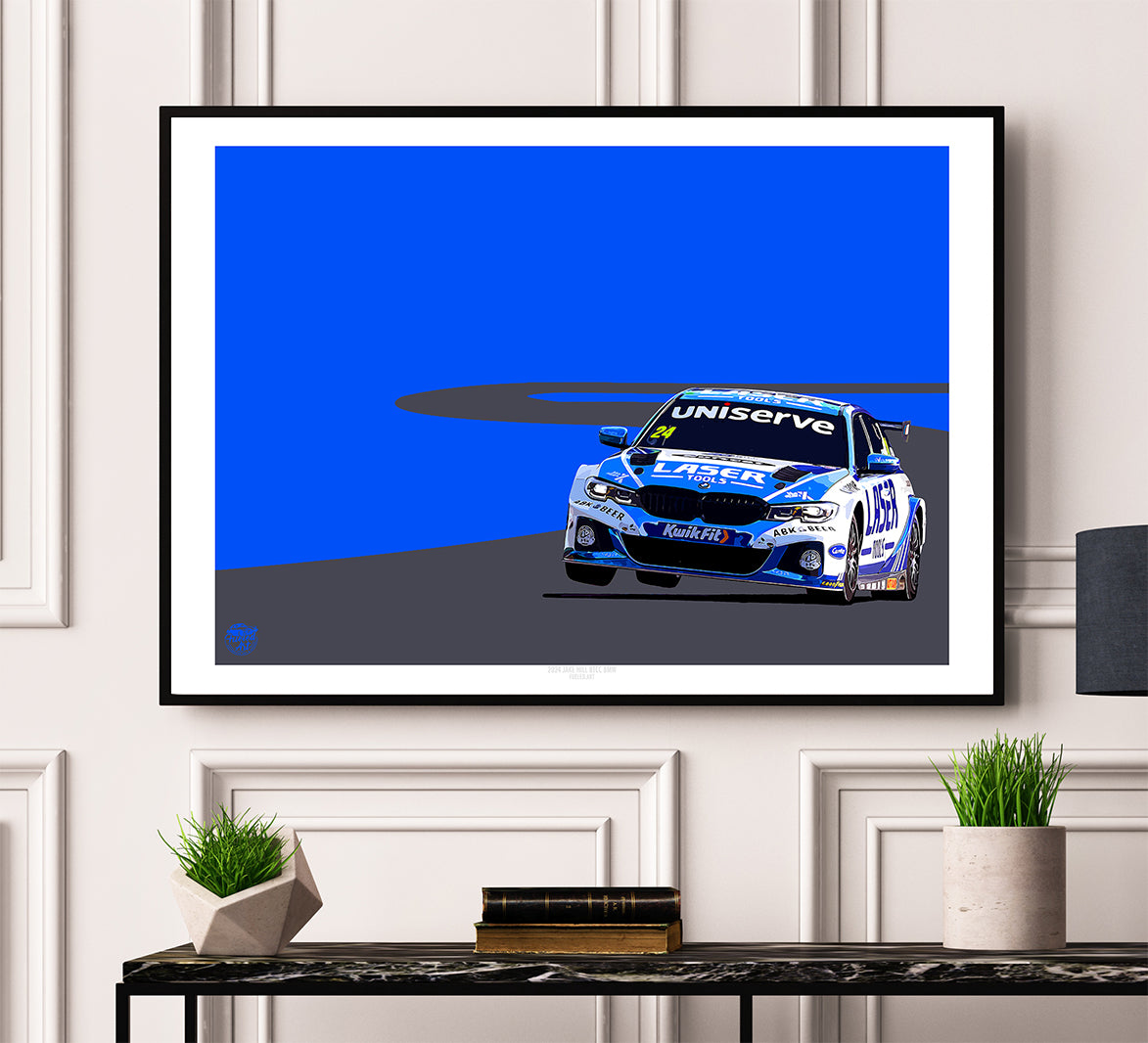 Jake Hill 2024 BMW 330e M-Sport BTCC Print - Various Sizes. BTCC gift ...