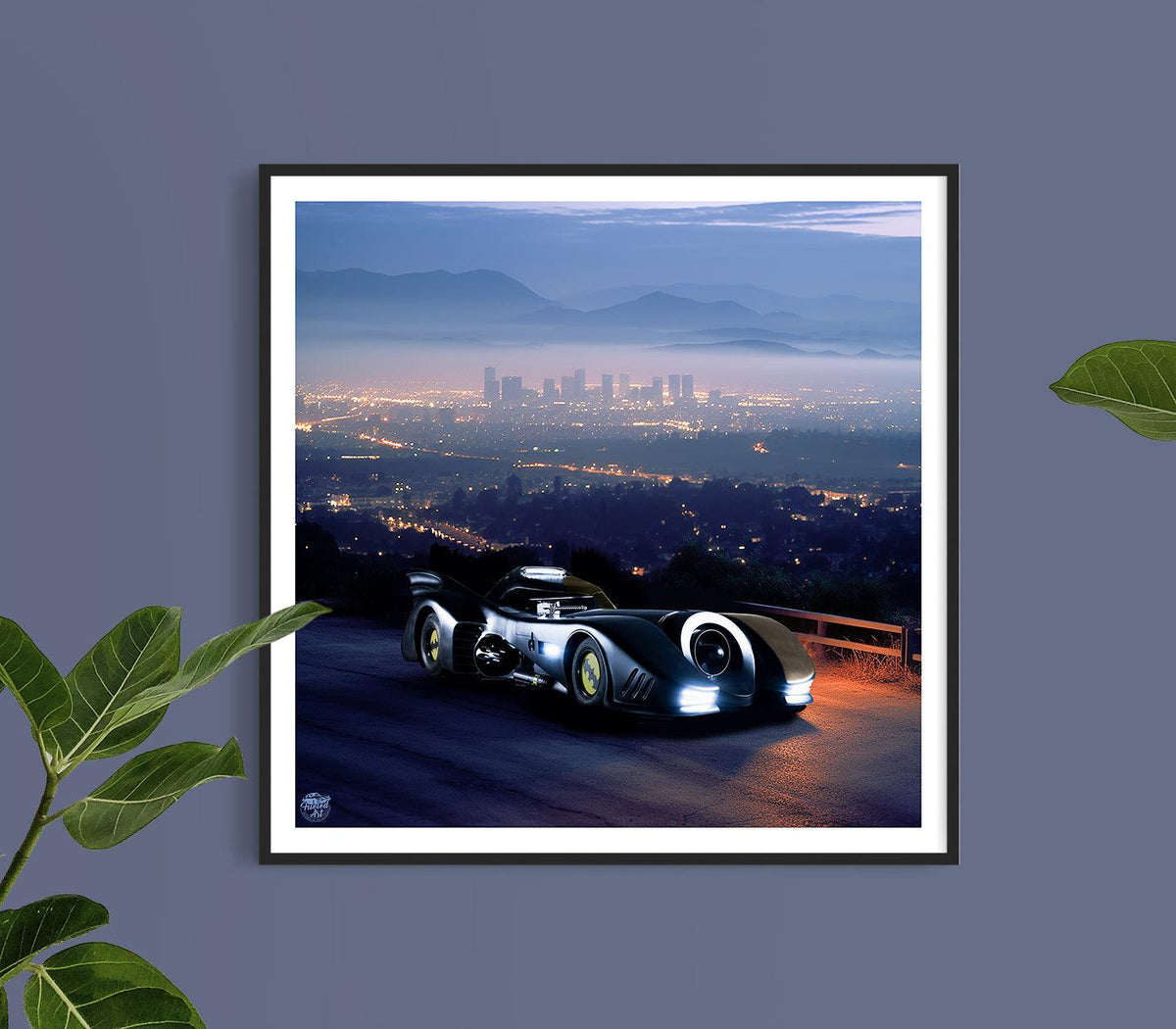 Batman Batmobile Print - Various Sizes. 90s Movie art, Superhero print ...